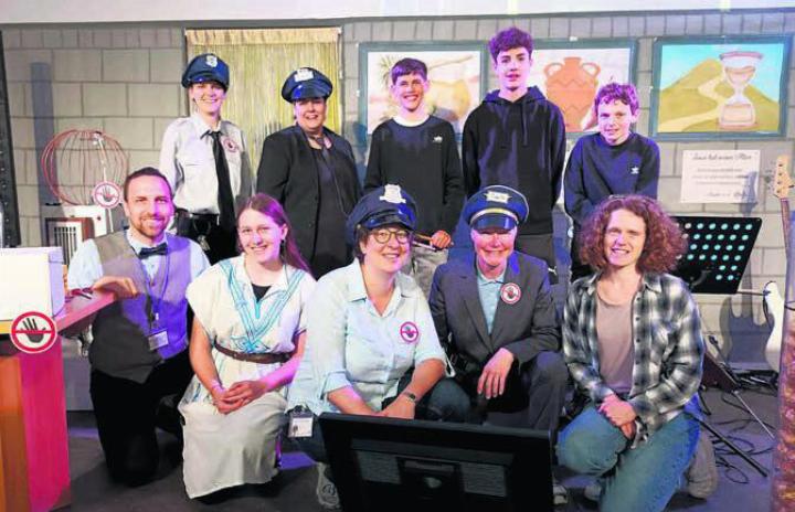 Museumswächter auf Zeitreisen